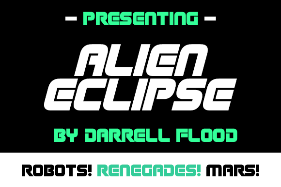 Alien Eclipse Font - MakersType